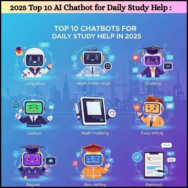 2025 Top 10 AI Chatbot for Daily Study Help || आपकी पढ़ाई में मदद करने ...